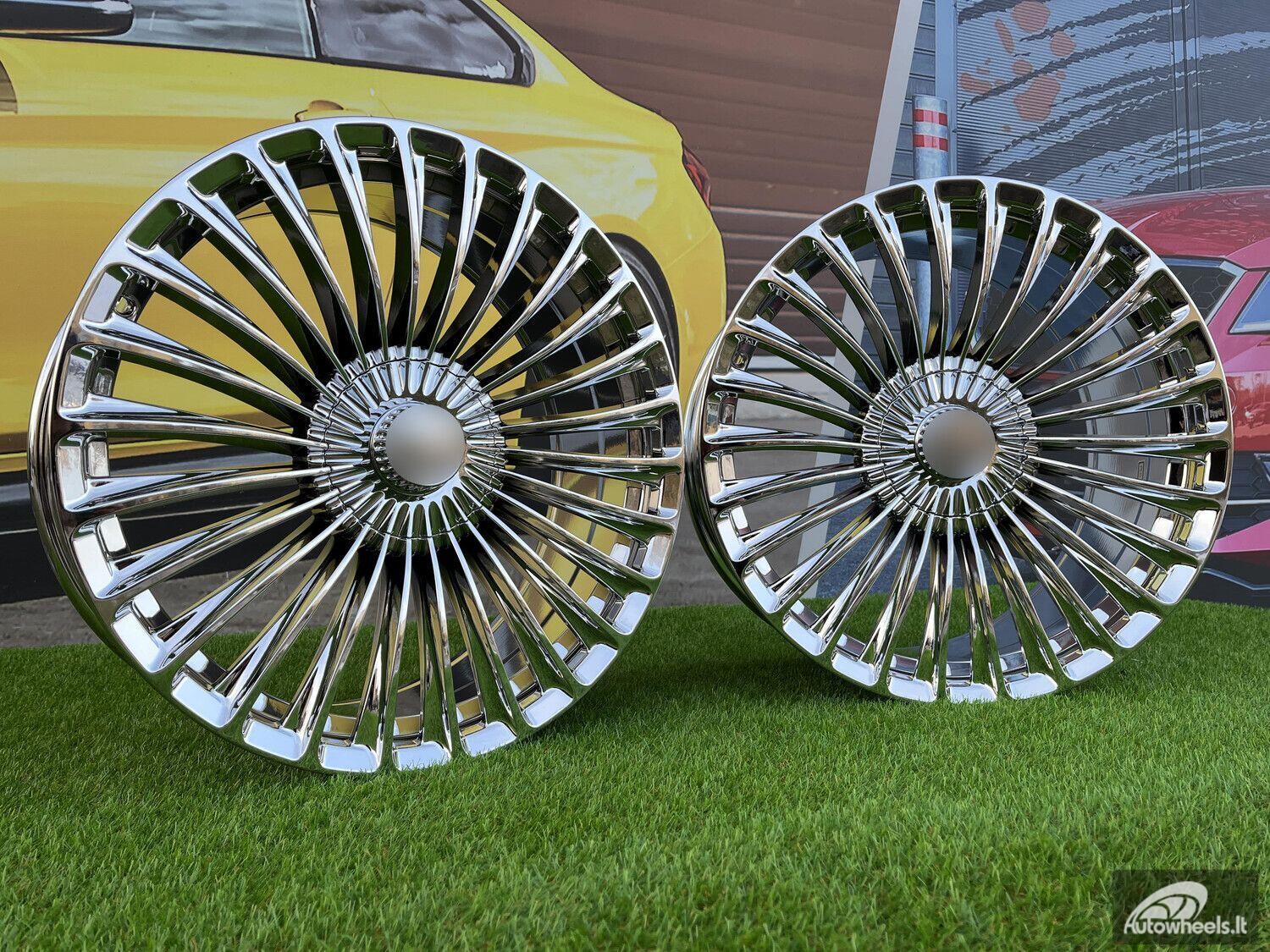 Ratlankis Mercedes-Benz S/E/C Class Maybach Style 20X8.5J 5X112 ET35 66 ...