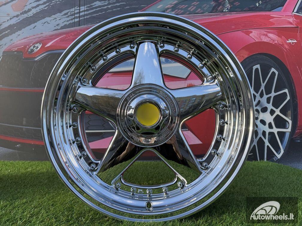 Ratlankis Ferrari Azev Type A Style R17X8.5J 4X100/5x100 ET25 73.1 Chrome