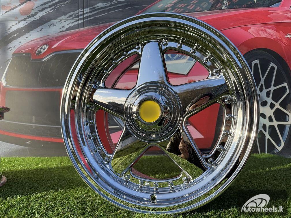 Ratlankis Ferrari Azev Type A Style R17X8.5J 4X100/5x100 ET25 73.1 Chrome